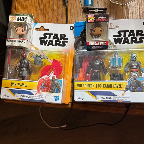 Hasbro | Toys | Hasbro Star Wars Action Figures Set With Black And Blue ...